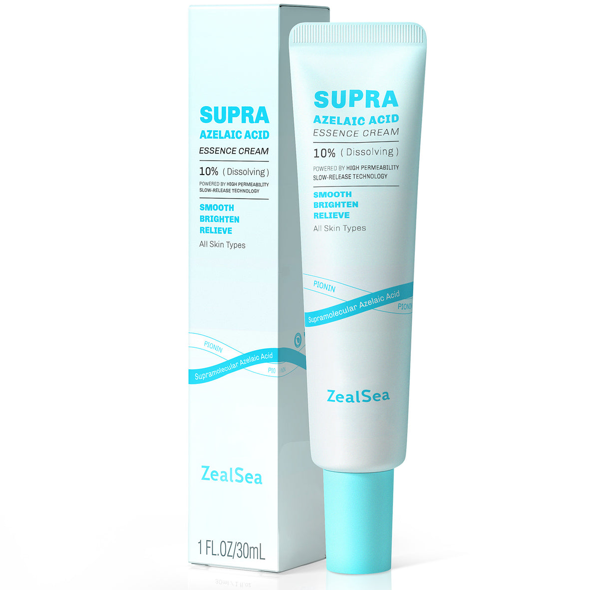 ZealSea Azelaic Acid 10% Facial Cream 1 Oz